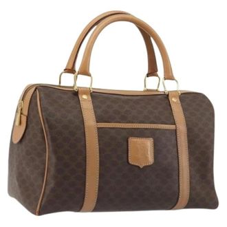 Celine Sac Boston Vintage Pre-owned - Femme - Pre-owned - Brun - Taille: ONE Size