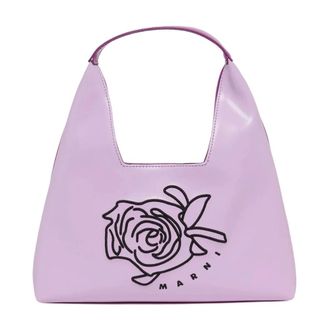 Marni Femme, Sacs, Violet, Taille: ONE Size Diamond Shoulder Bag