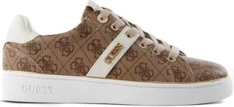 Guess Femme, Chaussures, Beige, Taille: 40 EU Britz Logo 4G Baskets