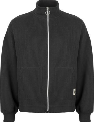 Roadsign Damen Sweatjacke mit wellenartiger Struktur für Moderne Casual-Outfits schwarz, XL