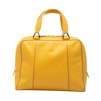 Loewe Sac &agrave; main Pre-owned en cuir - Femme - Pre-owned - Jaune - Taille: ONE Size