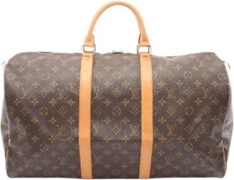 Louis Vuitton unisex, Pre-owned, Brun, Taille: ONE Size Pre-owned Keepall 50 Monogram Boston Bag