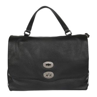 Zanellato Calf Leather Flap Bag - - Bags - Damen - Schwarzk - ONE SIZE