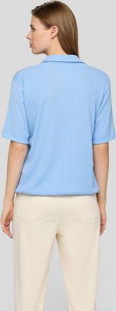 Rabe Poloshirt in Crinkle-Optik