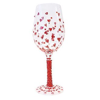 Lolita GLS11-5570R Red Hot Wine Glass, Glas, Mehrfarbig, 8.5 x 8.5 x 22.5 cm