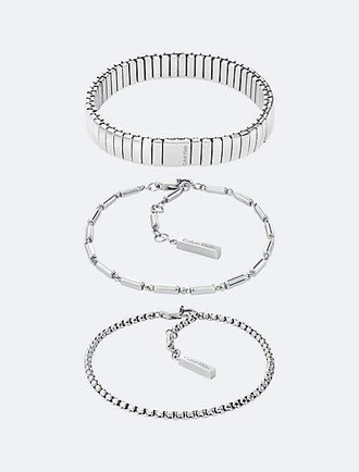 Calvin Klein 3-teiliges Armbandset - Stainless Steel - Damen - Einheitsgr&ouml;&szlig;e