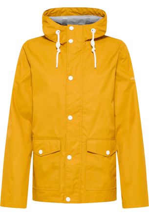 Dreimaster Dreimaster Regenjacke mit einem dezenten Print auf der Oberstoffr&uuml;ckseite Herren senf