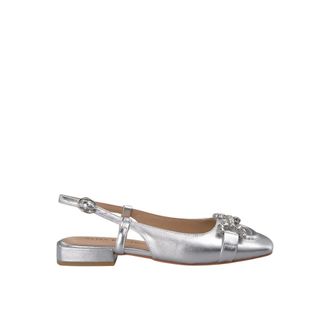 Alma En Pena Flacher Schuh mit Strasssteinen - - Shoes - Damen - Grau - 39 EU