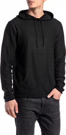 Replay Herren UK8509 Kapuzenpullover, 098 Black, S