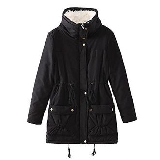 Lazzboy MJGkhiy Veste Femme Hiver Offre &Eacute;l&eacute;gant Chaud Parka Manteaux En Polaire Manteau Rembourr&eacute; Hiver Vestes &Agrave; Capuche Offre Vestes Avec Poches Curvy Hoodie
