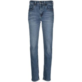 Levi's 724 High Rise Gerades Jeans - - Jeans - Damen - Blau - W30 L30
