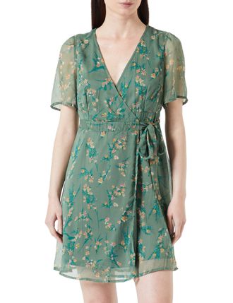 Vero Moda VMSMILLA Short V-Neck WRAP Dress WVN GA