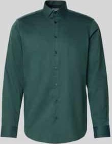 Jake*s Regular Fit Business Hemd aus Baumwolle mit Kentkragen