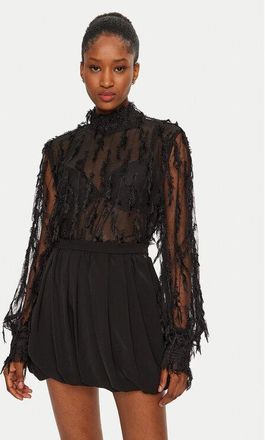 Munthe Bluse 244102824440 Schwarz Relaxed Fit