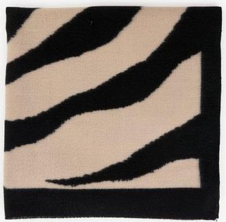 Au Printemps Paris Zebro Sweet Echarpe - Schwarz