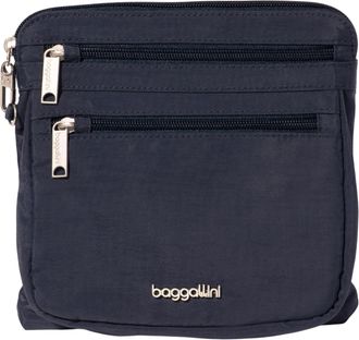 Baggallini Damen umh&auml;ngetasche Securtex Anti-Diebstahl Crossbody, French Navy