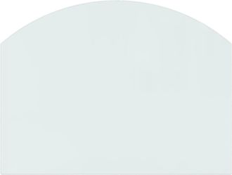 tidyard Gecheer Kaminofen Glasplatte mit Bodenschutz Kaminplatte Kaminglas Ofenglas Bodenplatte Funkenschutzplatte Glasbodenplatte Kaminbodenplatte Glasplatte