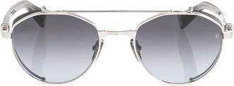 Balmain unisex, Accessoires, Gris, Taille: ONE Size Brigade IV Lunettes de soleil