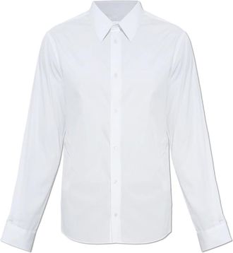 Ami Homme, Chemises, Blanc, Taille: 2XL Chemise en coton avec logo brod&eacute;