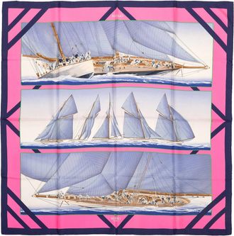 Herm&egrave;s T&uuml;cher & Schals - Scarf - Gr. unisize - in Blau - f&uuml;r Damen