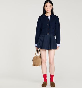 Sandro Cardigan aus Wolle