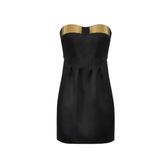 Elisabetta Franchi Femme, Robes, Noir, Taille: 44 FR Duchesse Mini Dress