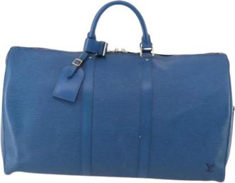 Louis Vuitton unisex, Pre-owned, Bleu, Taille: ONE Size Sac Keepall Pre-owned