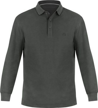 Normani Langarmshirt 2er Set Herren Langarm Poloshirt Lyroe Longsleeve Poloshirt 2er Pack f&uuml;r M&auml;nner