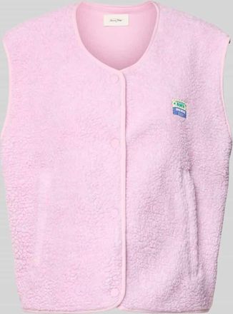 American Vintage Weste mit Rundhalsausschnitt Modell HOKTOWN