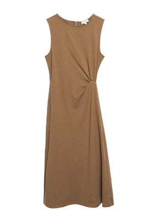 s.Oliver Midikleid Kleid Jersey-Kleid mit Taillendrapierung
