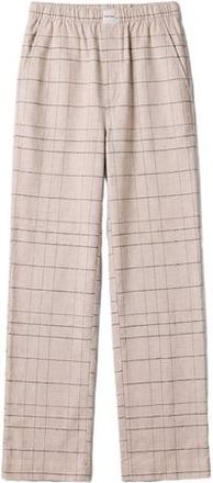 Calvin Klein Pantalon de pyjama &agrave; carreaux en coton m&eacute;lang&eacute;