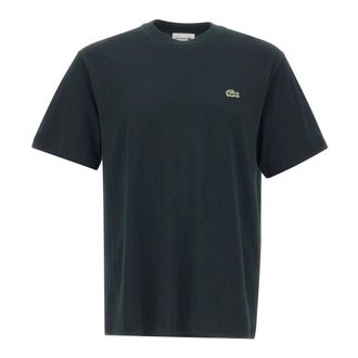 Lacoste T-shirt en coton - Homme - Tops - Vert - Taille: XL