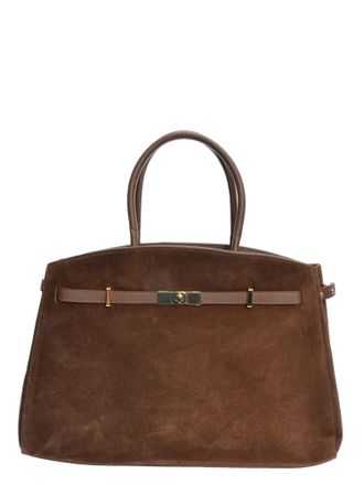 Isabella Rhea Kastanienbraun Rindsledertasche