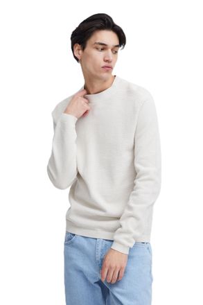 Casual Friday CFKarl Waffle Crew Neck Knit Herren Strickpullover Pullover Pulli Rundhals 100% Baumwolle Regular fit, Größe:M, Farbe:Pumice Stone (140002)