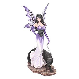 Nemesis Now Panthea-Figur, 22,5 cm, Violett