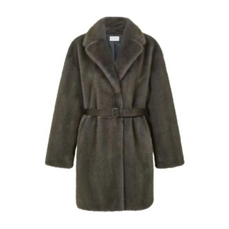 P.A.R.O.S.H. Grauer Wintermantel f&uuml;r Frauen - - Coats - Damen - Grau - M