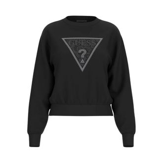 Guess Femme, Sweatshirts et sweats &agrave; capuche, Noir, Taille: 36 FR SweaT-shirt