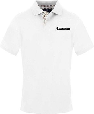 Aquascutum Poloshirt f&uuml;r Herren (Wei&szlig;)