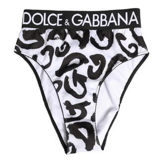 Dolce & Gabbana Femme, Sous-v&ecirc;tements, Noir, Taille: 40 FR High Brief