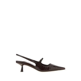 Jimmy Choo London Femme, Chaussures, Brun, Taille: 36 1/2 EU Didi 45 Escarpins Slingback