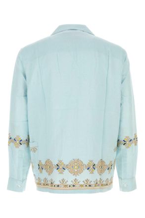 Baziszt Roses Shirt - Blue