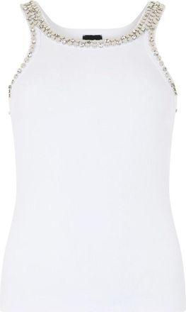 Pinko Pinko, Femme, Tops, Blanc, Taille: 40 FR Coriandoli Tank Top