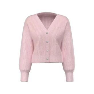 Guess Cardigan W6Br26 Z1408 - Femme - Pulls - Rose - Taille: 38 FR