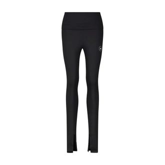 adidas by Stella McCartney Leggings mit Umschlagbund f&uuml;r Stilvollen Komfort - - Sport - Damen - Schwarzk - XL