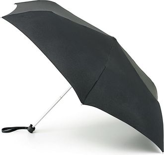 Fulton Umbrellas Fulton Fulton Miniflat 1 Regenschirm, Unisex, f&uuml;r Erwachsene, Schwarz, Schwarz, Einheitsgr&ouml;&szlig;e, Modern