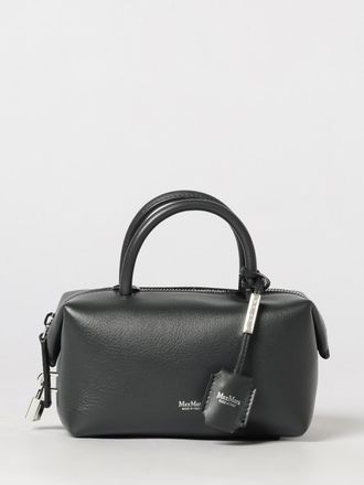 Max Mara Mini sac Boston Holdall en cuir lisse avec charm