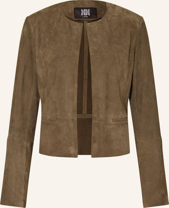 Riani Riani Lederjacke gruen