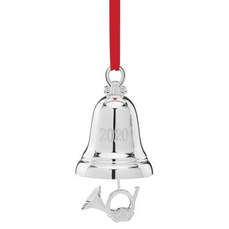 Lenox 2020 Silberne Glocke, 0,1 kg, metallisch, Weihnachten