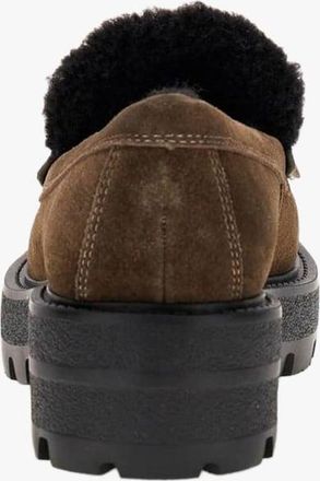 Guess Yanikay-Leder-Loafer - Khaki