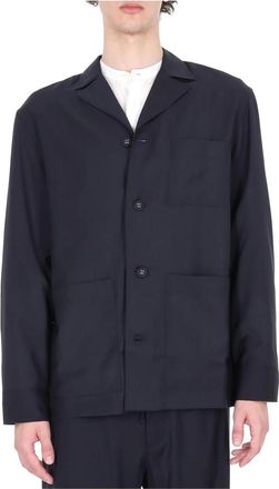 Officine G&eacute;n&eacute;rale Homme, Vestes, Bleu, Taille: XL Giacca-camicia Sheldon